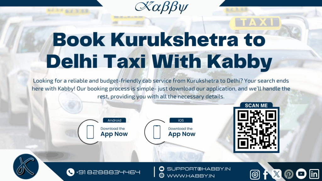 Book Kurukshetra to Delhi Taxi With Kabby - Kabby